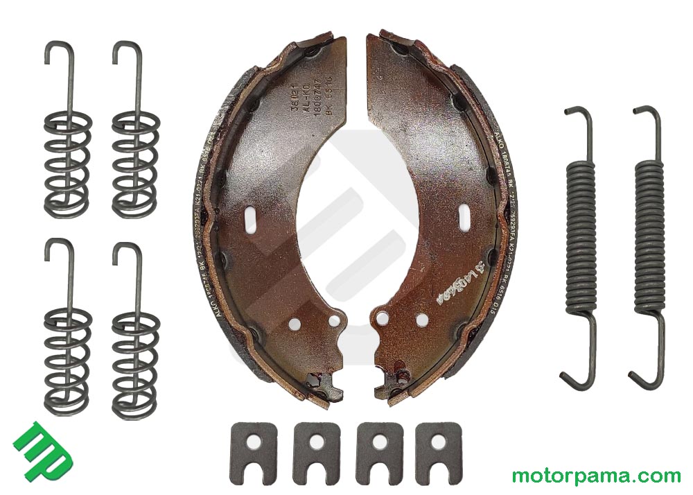 Ricambi per rimorchio - carrello: Kit freno ( molle e ganasce ) per 1 ...