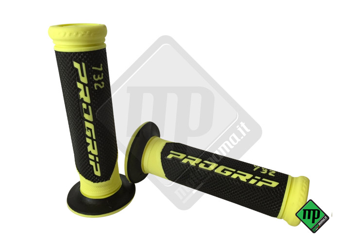 Manopole: Manopole Progrip SCOOTER Giallo Fluor/Nero